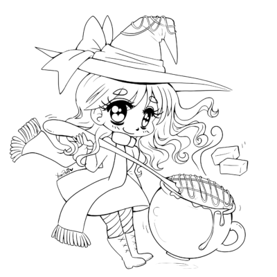 Chibis – Free Chibi Coloring Pages - YamPuff's Stuff