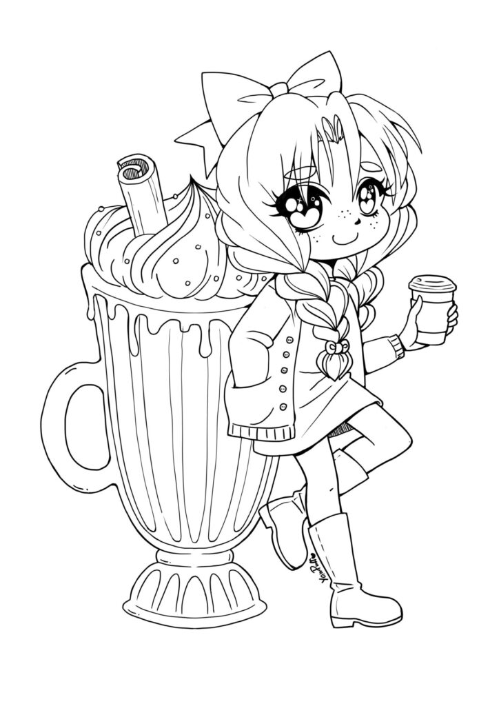 Chibis – Free Chibi Coloring Pages - YamPuff's Stuff